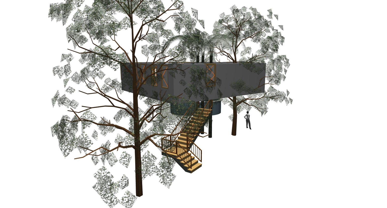 G TRIPLE E: ArchiCad (Bim) Tree House